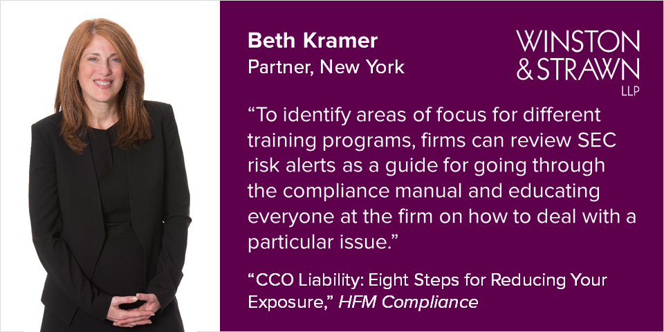 Beth Kramer Discusses Best Practices in Compliance | Winston & Strawn