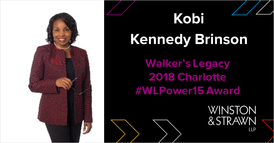 Kobi Kennedy Brinson Receives Walker’s Legacy 2018 Charlotte #WLPower15 ...