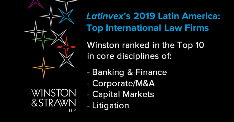 Winston & Strawn Top-Ranked by Latinvex | Winston & Strawn