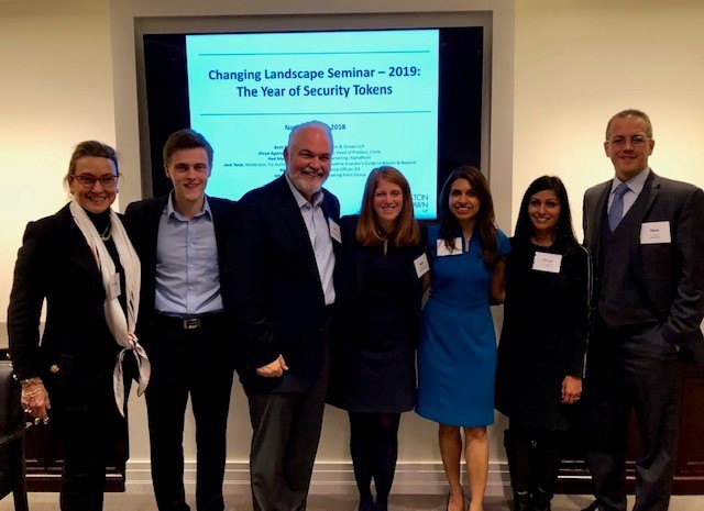 Changing Landscape Seminar – 2019: The Year of Security Tokens ...