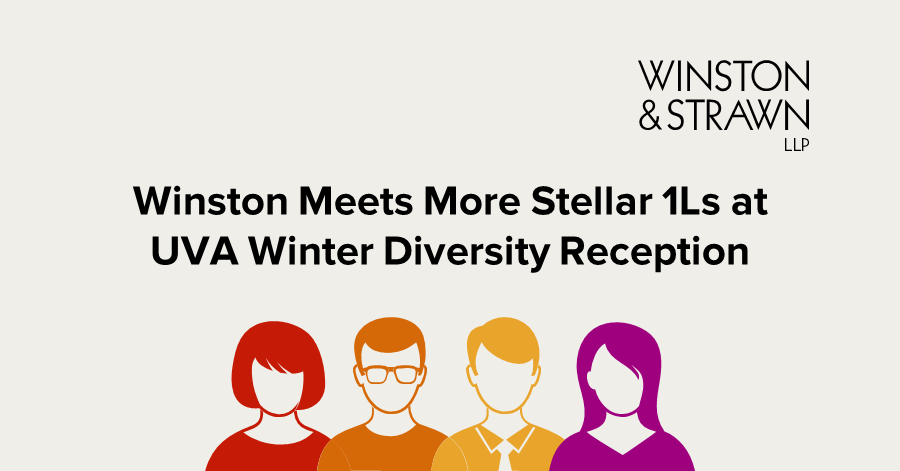 Winston Meets More Stellar 1Ls at UVA Winter Diversity Reception ...