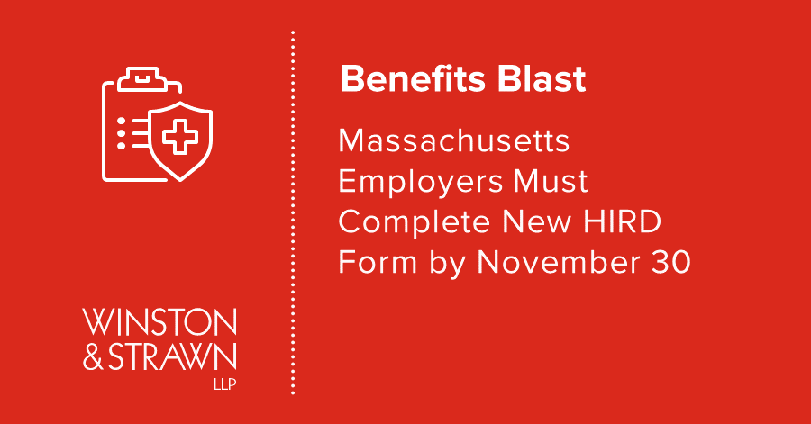 Massachusetts Employers Must Complete New HIRD Form by November 30 ...