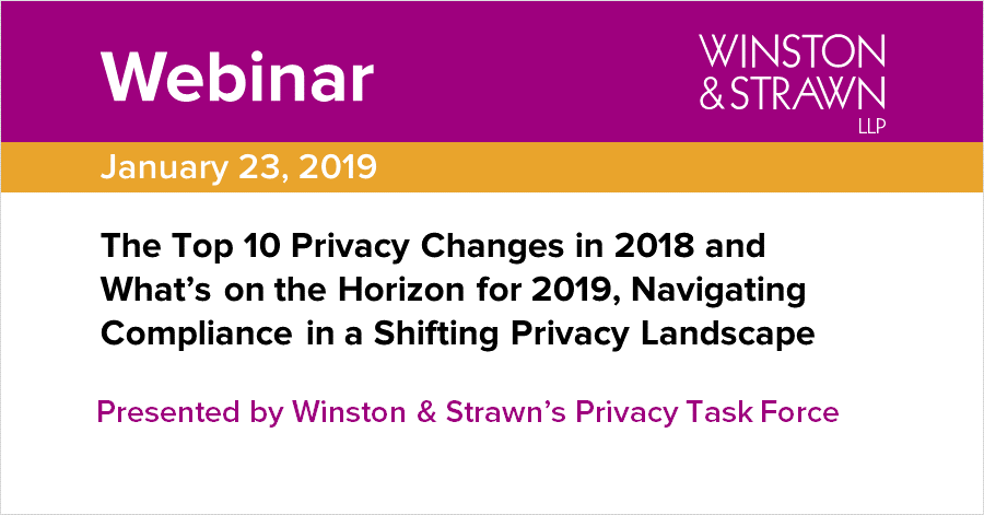 The Top 10 Privacy Changes in 2018 and What’s on the Horizon for 2019 ...