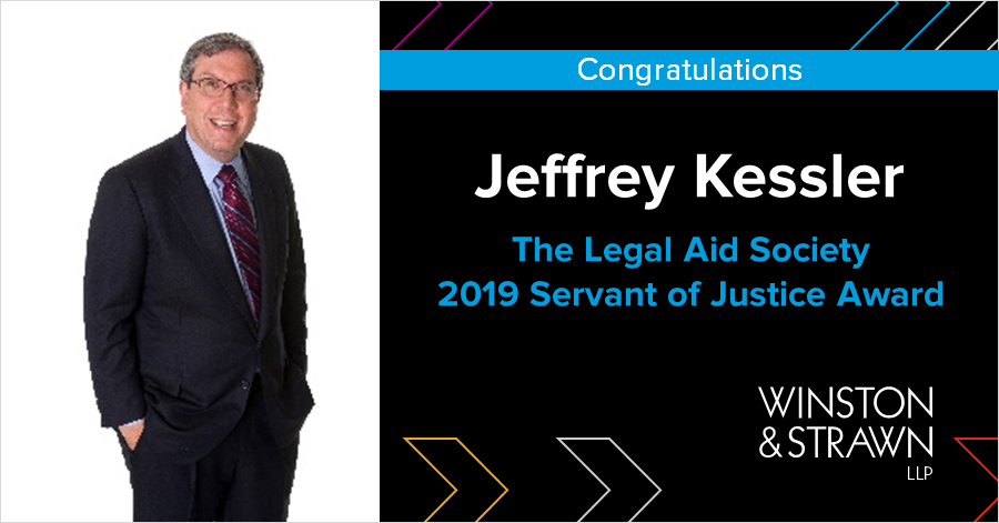 Jeffrey Kessler Receives The Legal Aid Society’s 2019 Servant of ...