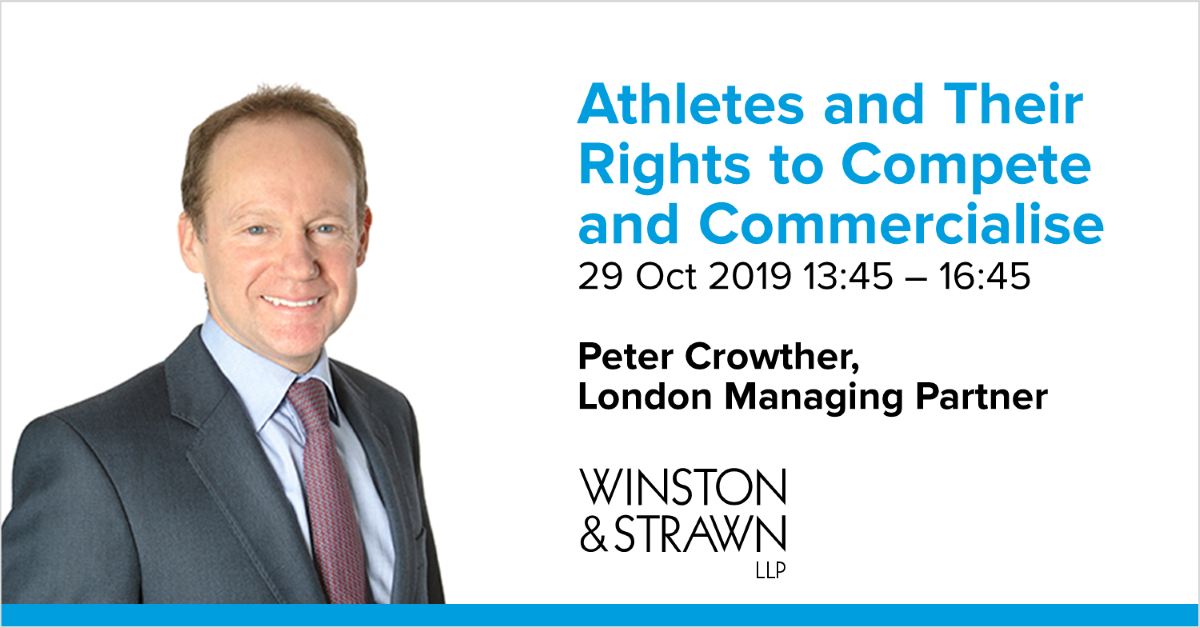 Peter Crowther Delivers Seminar “Athletes and Their Rights to Compete ...