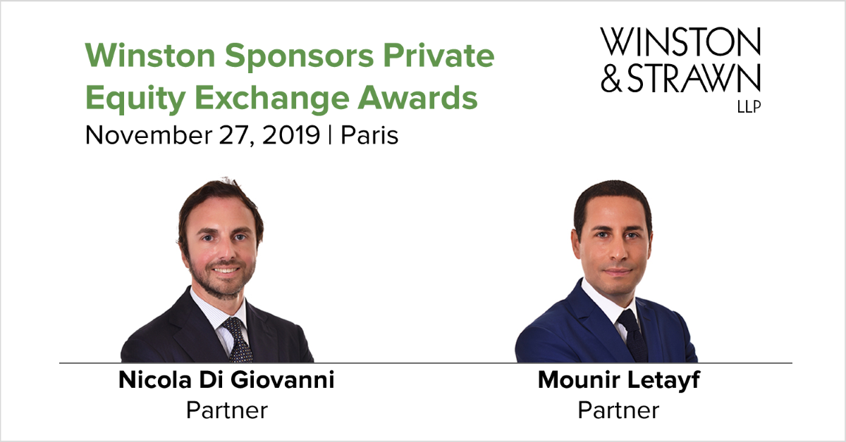 Winston & Strawn Paris Sponsors and Speaks at Private Equity Exchange ...