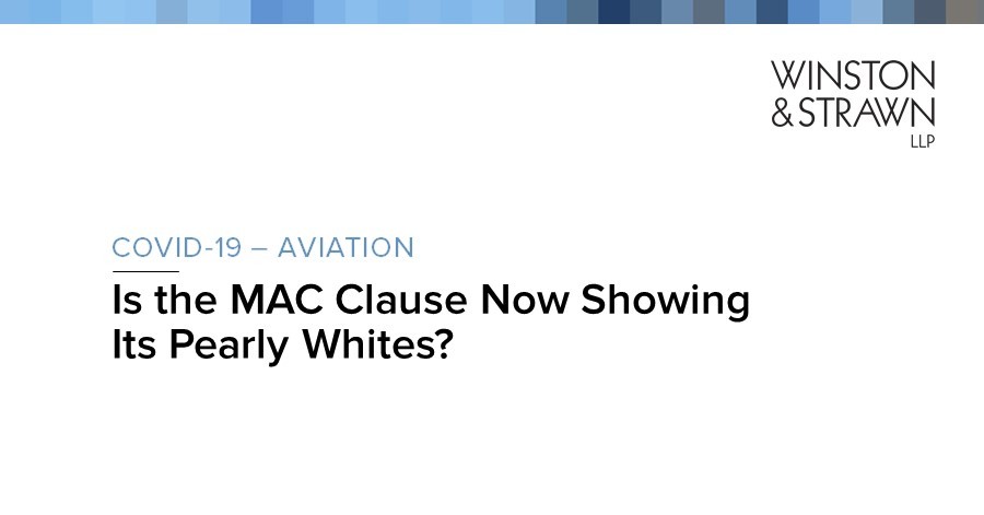 Is the MAC Clause Now Showing Its Pearly Whites? | Winston & Strawn
