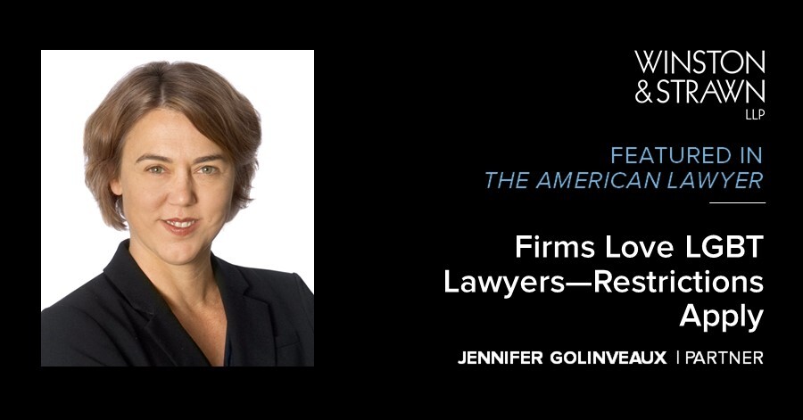 Jennifer Golinveaux Discusses the Rise of LGBT Lawyers in Big Law ...