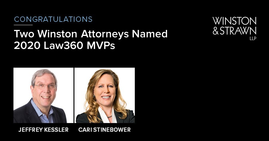 Two Winston Attorneys Named 2020 Law360 MVPs | Winston & Strawn