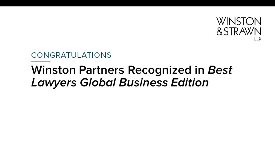 Winston Partners Recognized in Best Lawyers Global Business Edition ...