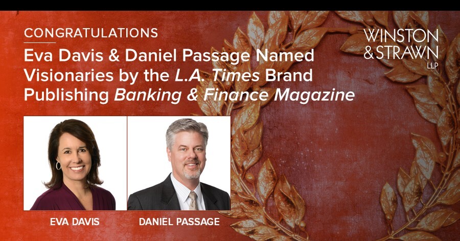 Eva Davis & Daniel Passage Named Visionaries by the L.A. Times Brand Publishing Banking ...
