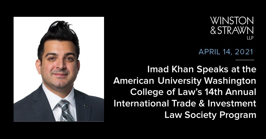 Imad Khan Speaks On the Future of Investment Arbitration at the ...