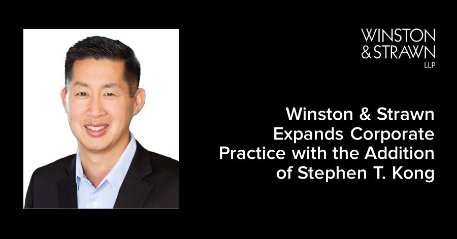 Winston & Strawn Expands Corporate Practice with the Addition of ...