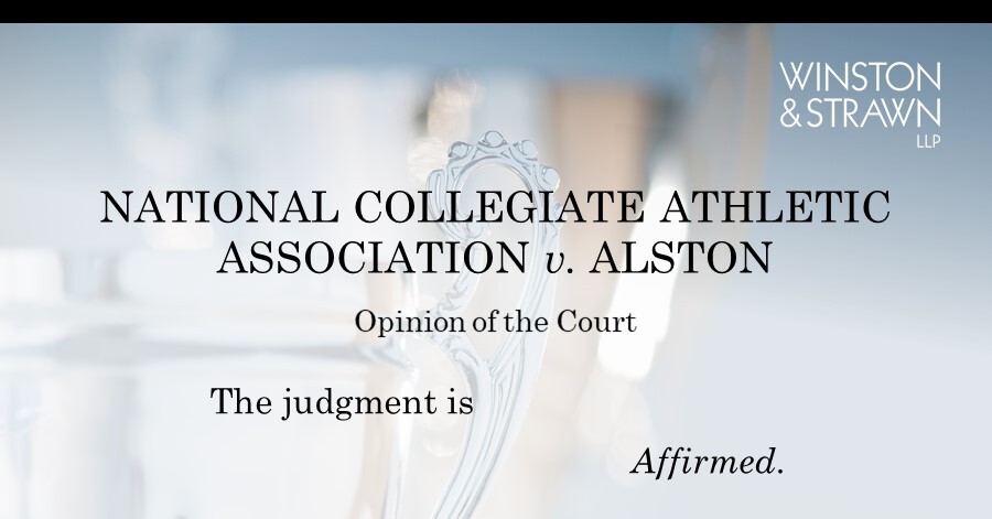 Winston & Strawn Trial Team Secures U.S. Supreme Court Victory for ...