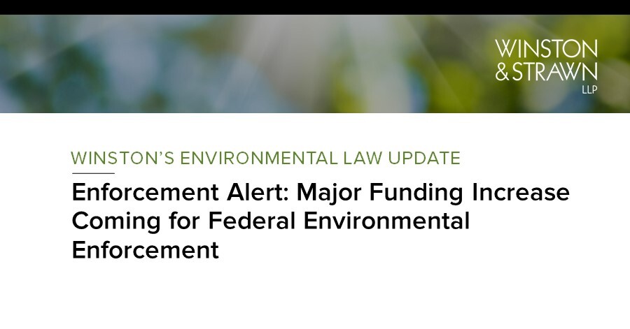 Enforcement Alert: Major Funding Increase Coming for Federal ...