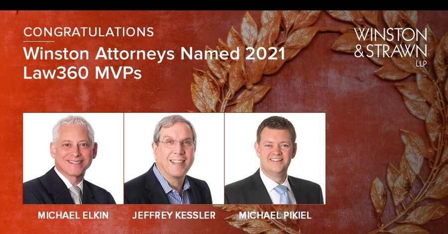 Winston Attorneys Named 2021 Law360 MVPs | Winston & Strawn