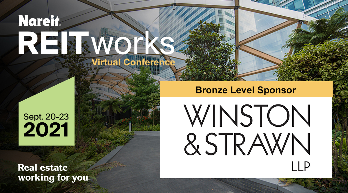 Winston Sponsors NaREIT: REITworks 2021 Virtual Conference | Winston ...