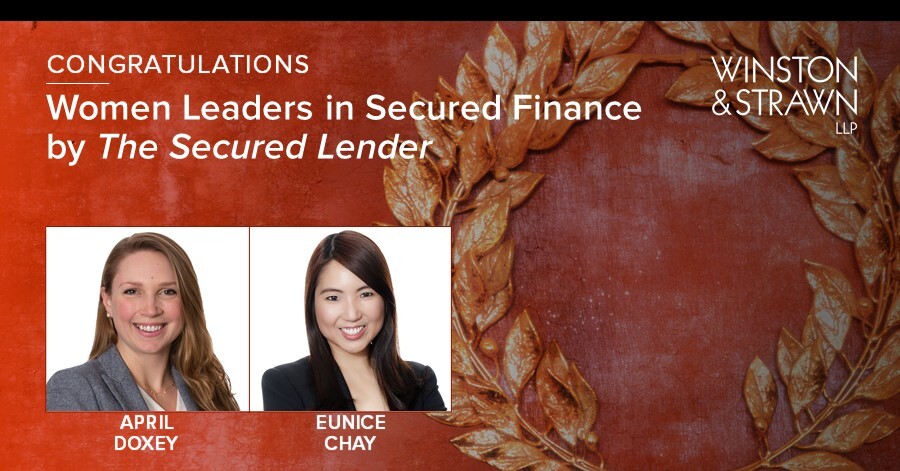 April Doxey Named Woman Leader in Secured Finance | Winston & Strawn