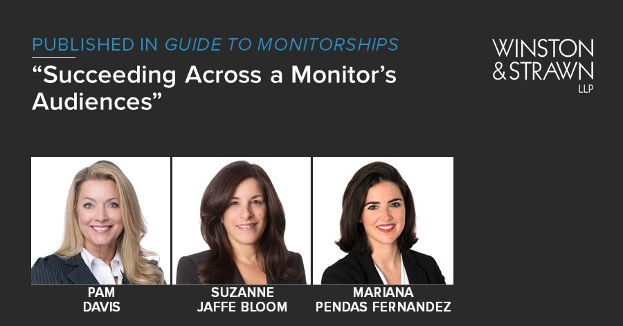 Guide to Monitorships: “Succeeding Across a Monitor’s Audiences ...
