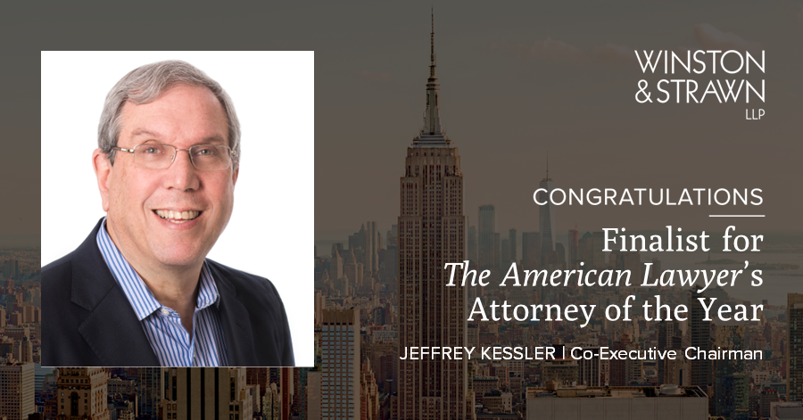 Jeffrey Kessler Named a Finalist for The American Lawyer’s Attorney of ...