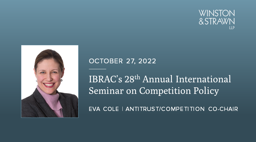 Eva Cole Speaks at IBRAC’s 28th Annual International Seminar on ...