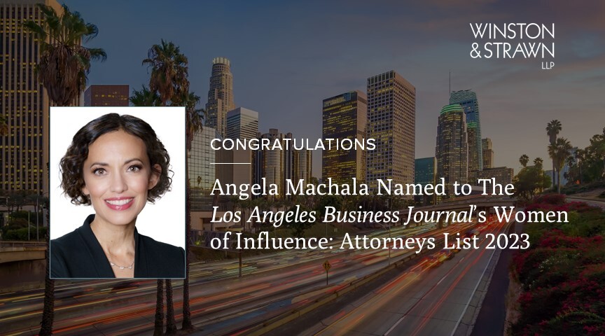 Angela Machala Named to The Los Angeles Business Journal’s Women of ...