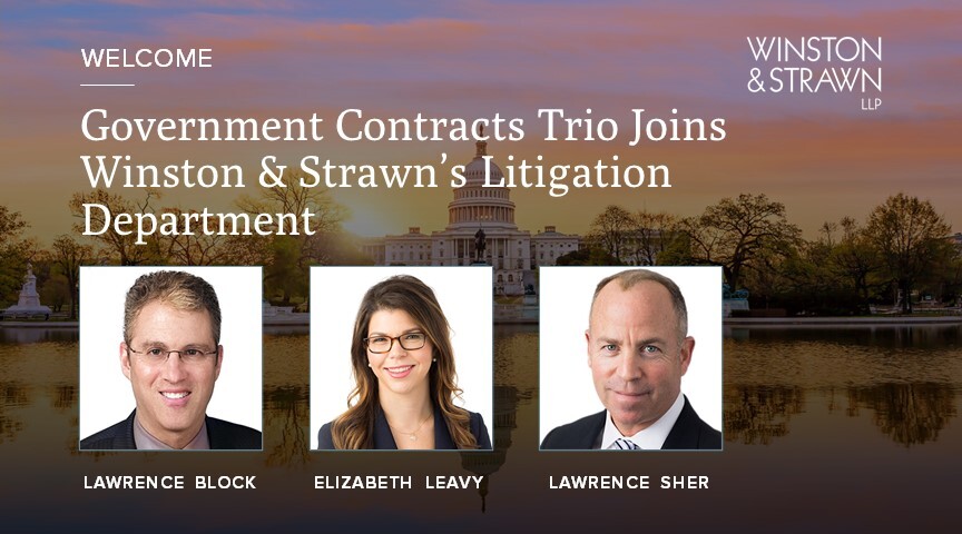Winston & Strawn’s Washington, D.C., Office Adds Trio of Government ...