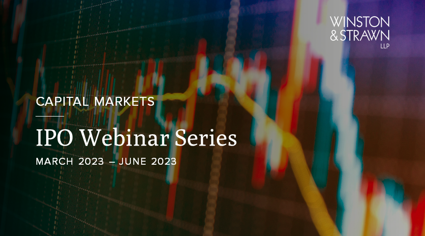 IPO Webinar Series | Winston & Strawn