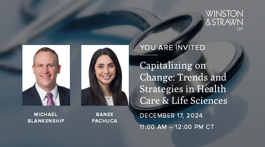 Capitalizing on Change: Trends and Strategies in Health Care & Life ...