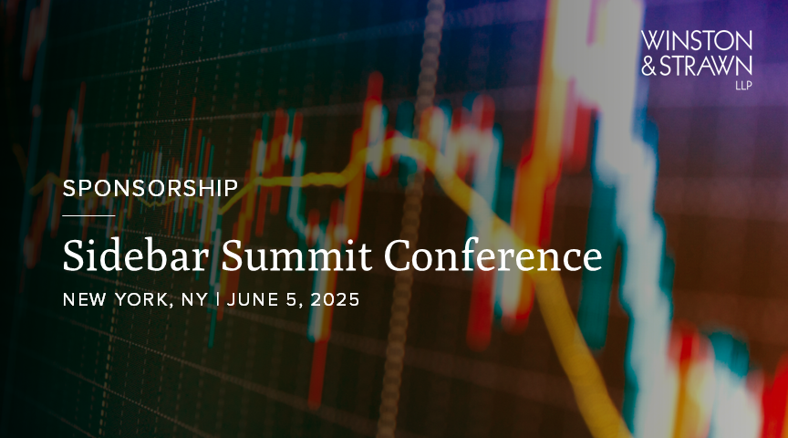 Winston & Strawn Sponsors Sidebar Summit Conference | Winston & Strawn