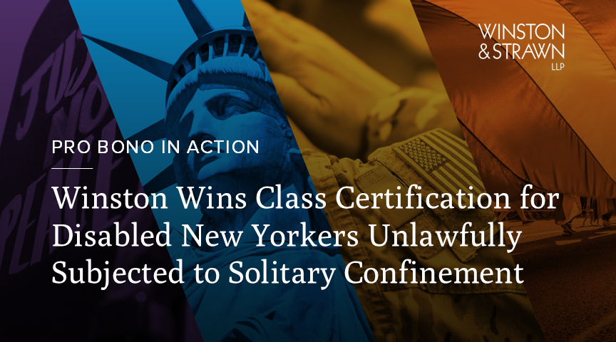Winston Wins Class Certification for Disabled New Yorkers Unlawfully ...