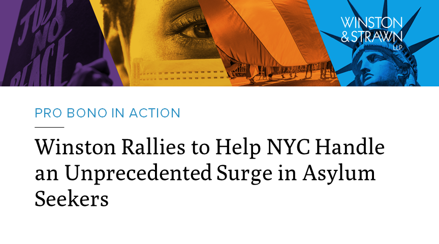 Winston Rallies to Help NYC Handle an Unprecedented Surge in Asylum ...