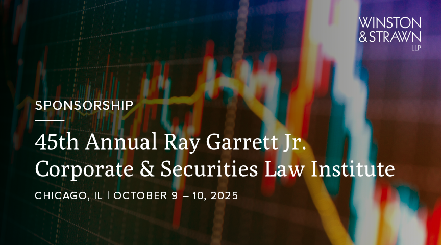 Winston & Strawn Sponsors the 45th Annual Ray Garrett Jr. Corporate ...