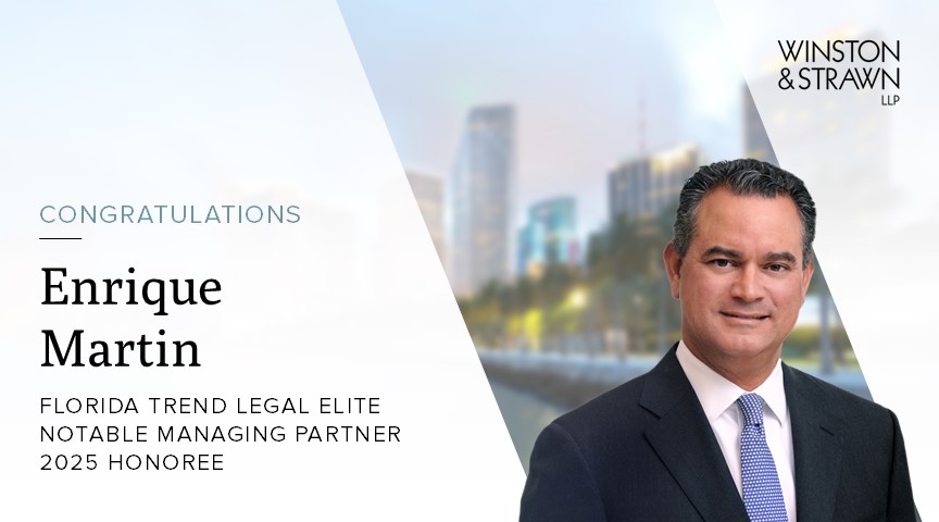 Enrique Martin Named Among Florida Trend’s 2025 Legal Elite Notable ...