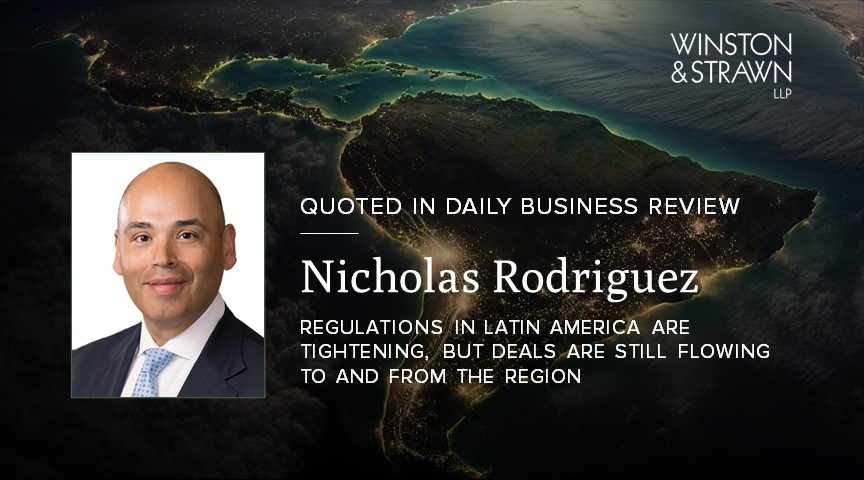 Nicholas Rodriguez Discusses Deal Flow from Latin America Following ...
