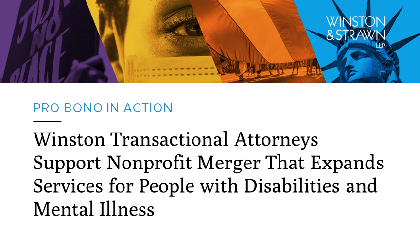 Winston Transactional Attorneys Support Nonprofit Merger That Expands ...