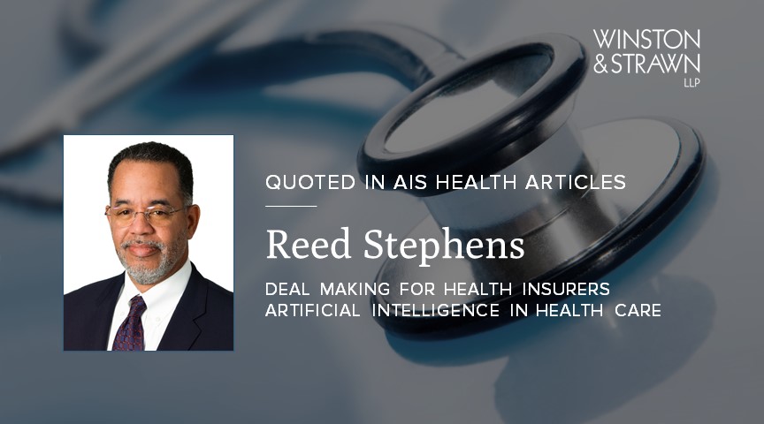 Reed Stephens Discusses Artificial Intelligence in the Health Care ...
