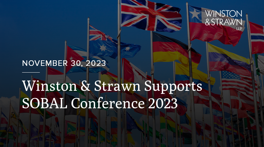 Winston Supports SOBAL Conference 2023 | Winston & Strawn