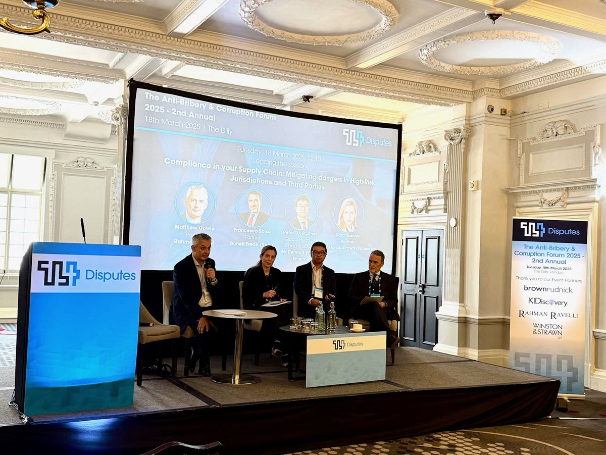 Winston Sponsors, Sara Susnjar Speaks at the Anti-Bribery & Corruption ...