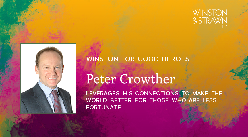 Winston For Good Heroes: Peter Crowther Leverages His Connections to ...