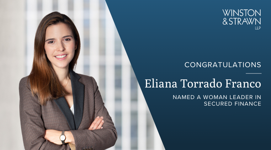 Eliana Torrado Franco Recognized in Women in Secured Finance 2024 ...