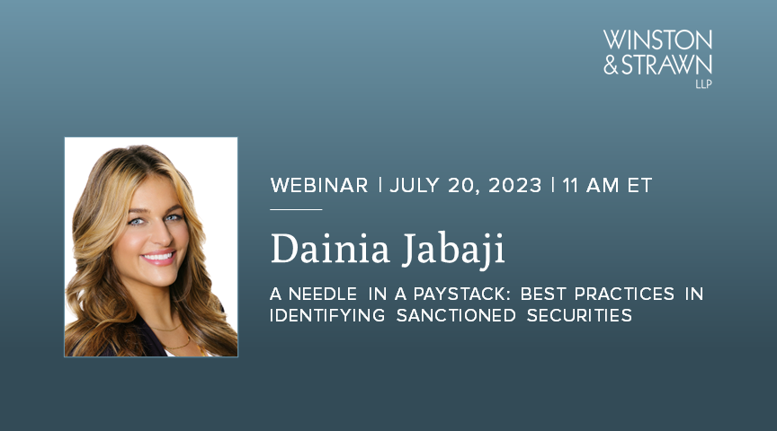 Dainia Jabaji Speaks on ACSS New York Chapter Webinar: “A Needle in a Paystack: Best Practices ...
