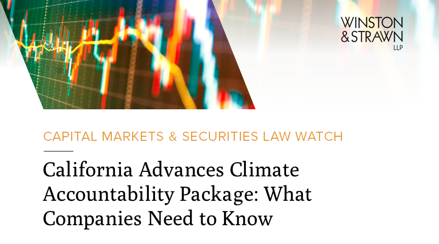 California Advances Climate Accountability Package: What Companies Need ...