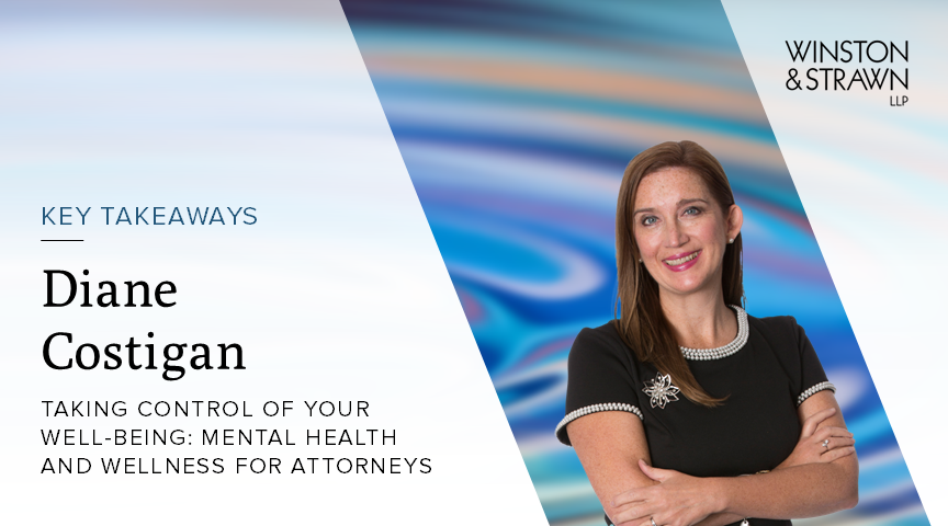 Diane Costigan Discusses Attorney Mental Health and Wellness in PLI ...