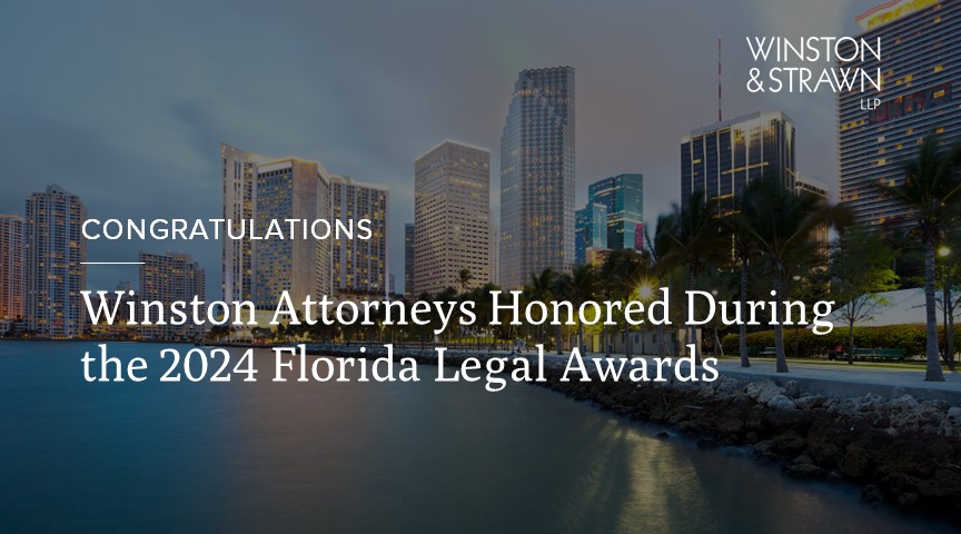Winston Attorneys Honored During the 2024 Florida Legal Awards ...